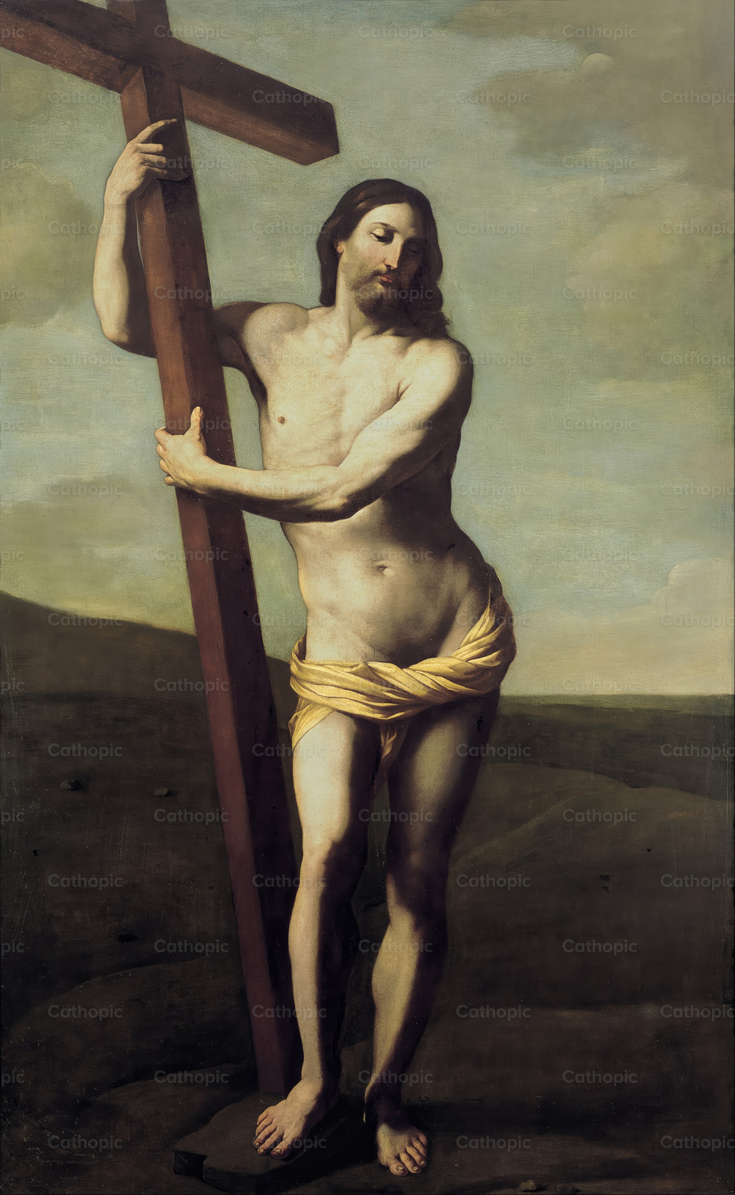 The Risen Christ embraced by the Cross | Cathopic